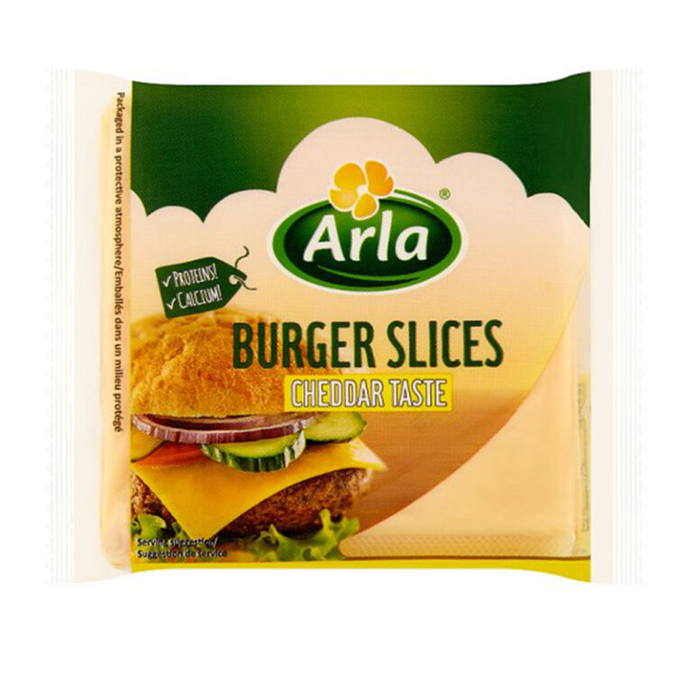 ARLA CHEDDAR SLICED BURGER - Saga Mission