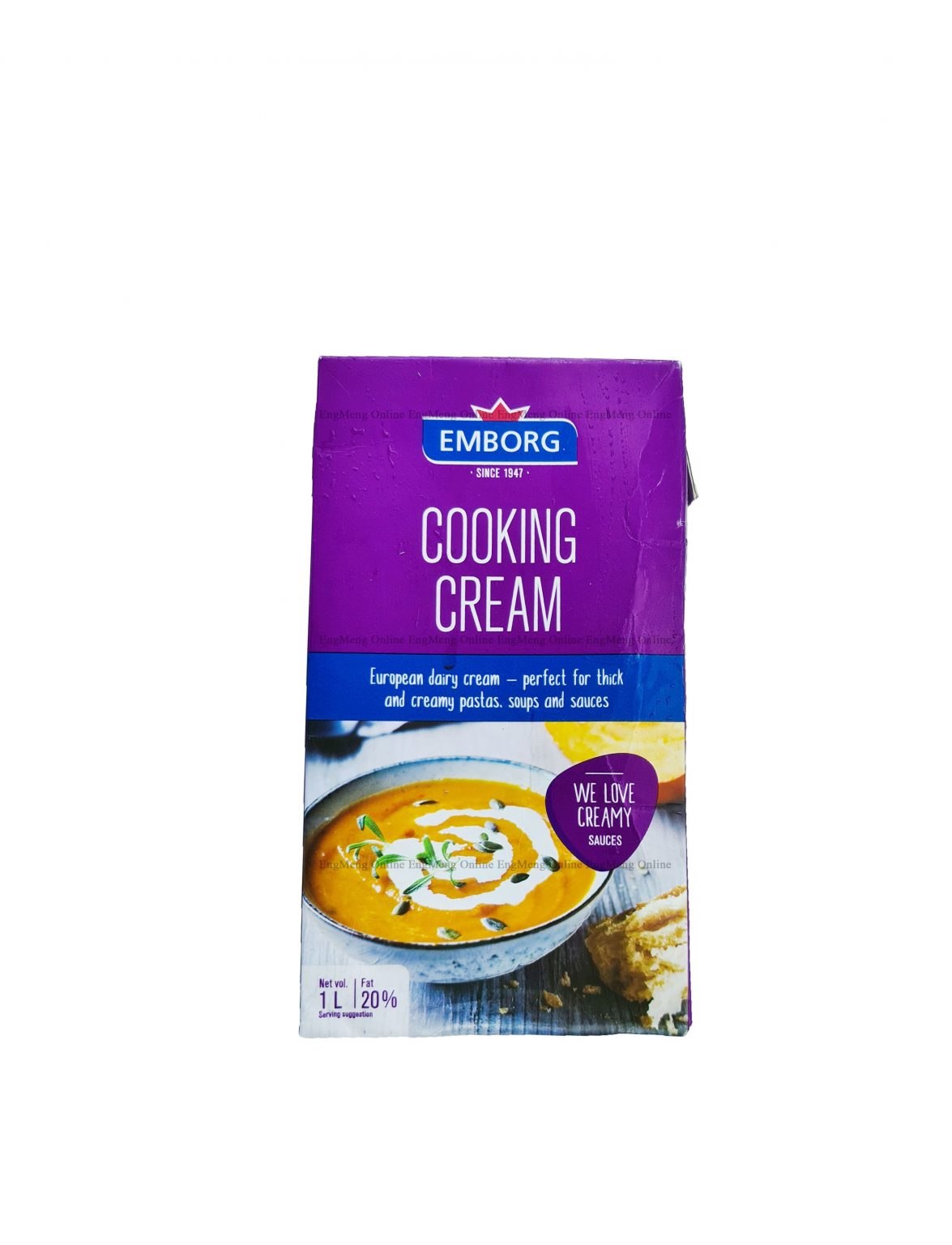 EMBORG COOKING CREAM 1Lit - Saga Mission